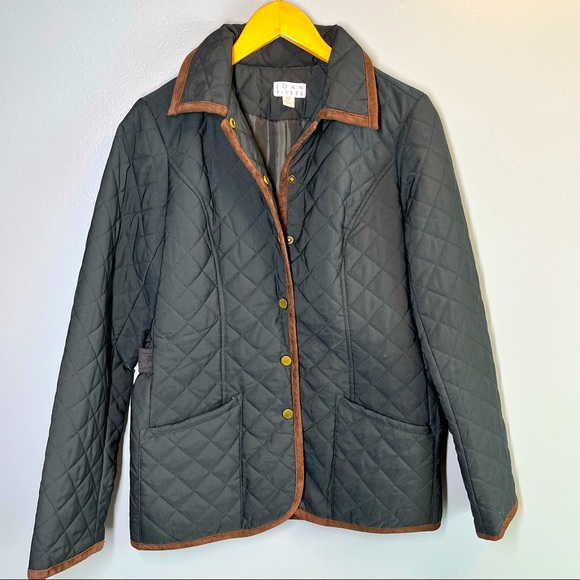 Joan Rivers | Jackets & Coats | Joan Rivers Black Quilted Jacket | Poshmark